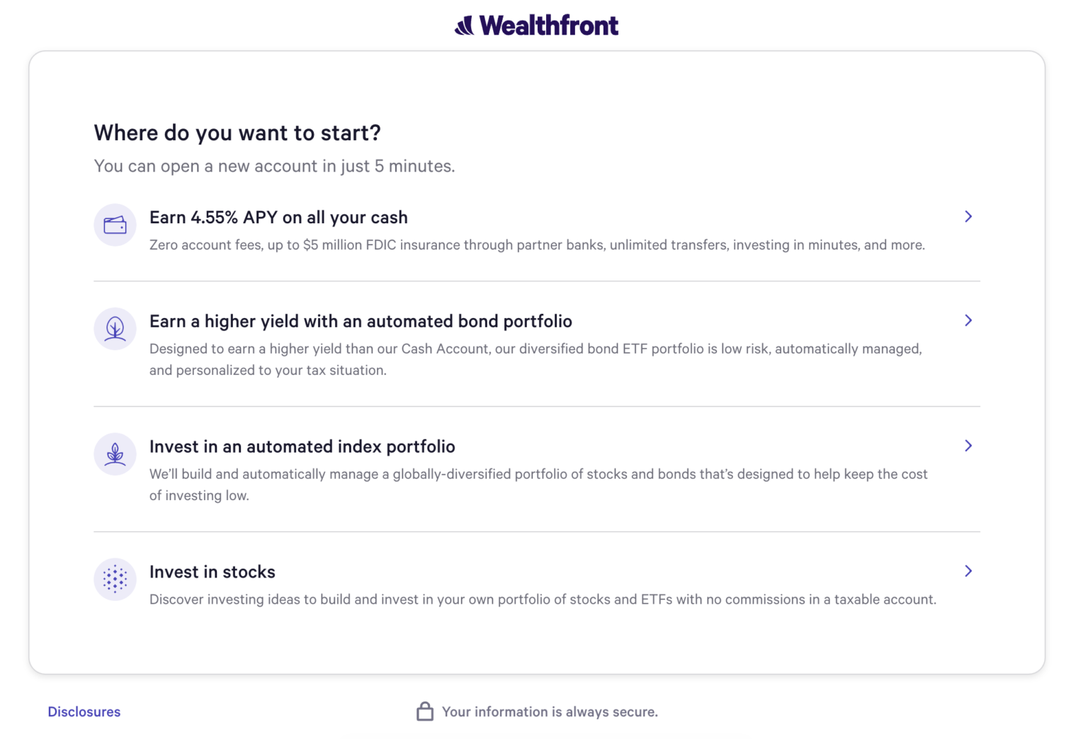 Wealthfront: a plataforma que ajuda você a investir com segurança